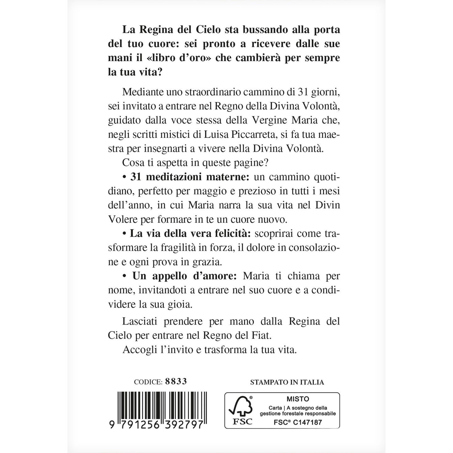 La Vergine Maria nel Regno della Divina Volontà – Editrice Shalom